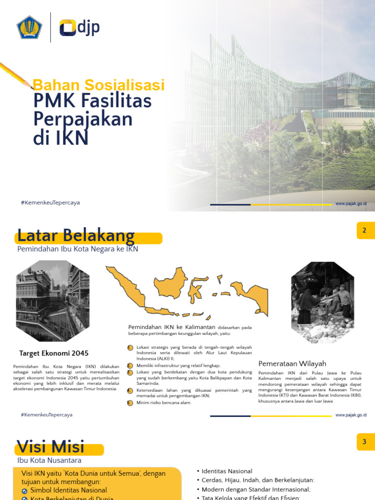 PMK Perpajakan - Fasilitas Perpajakan Di IKN | PDF