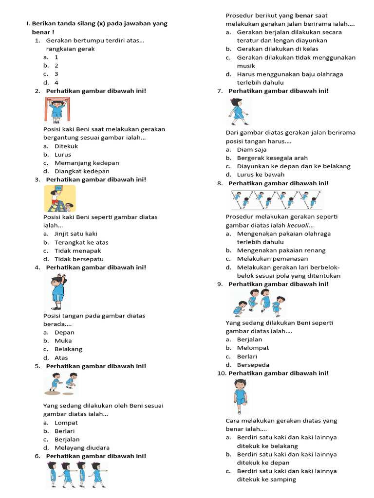 Soal Pjok KLS 2 | PDF