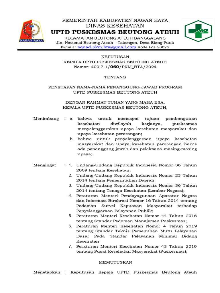 A. SK PJ PROGRAM 2024 | PDF