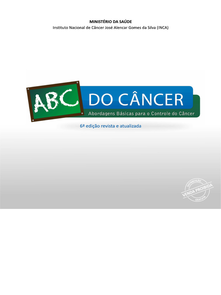 2020 - Livro - INCA. ABC Do Câncer | PDF