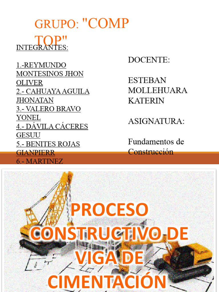 Viga de Cimentación Constru Pro (Reparado) | PDF | Hormigón | Fundación (Ingeniería)