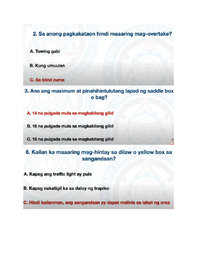 Lto Reviewer | PDF