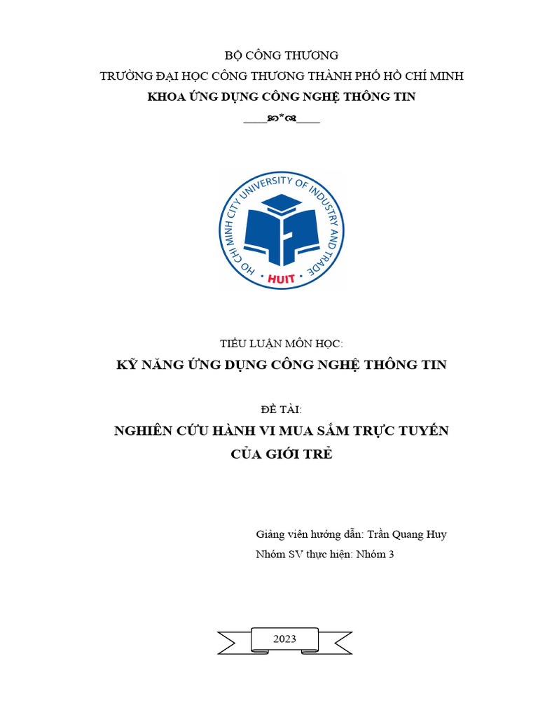 Nhóm 3 - NG D NG CNTT | PDF
