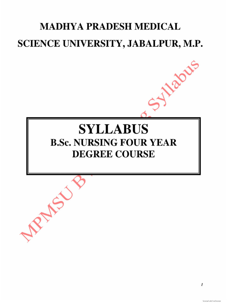 BSC Syllabus | PDF