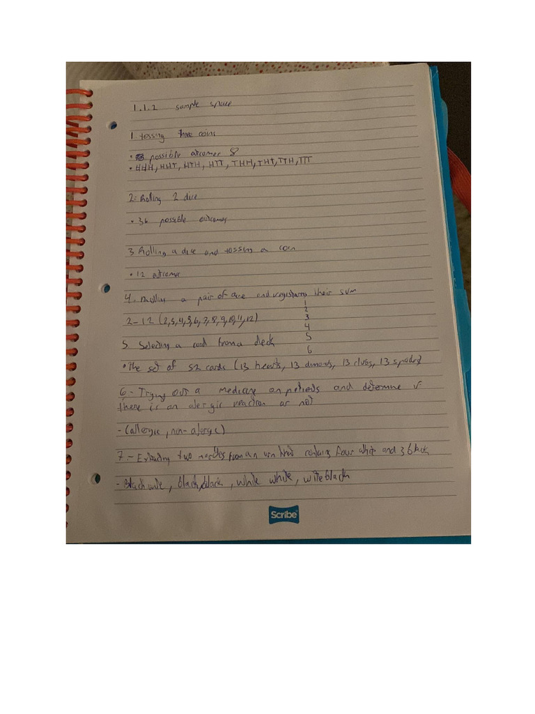 1 1 2 Sample Space Pdf