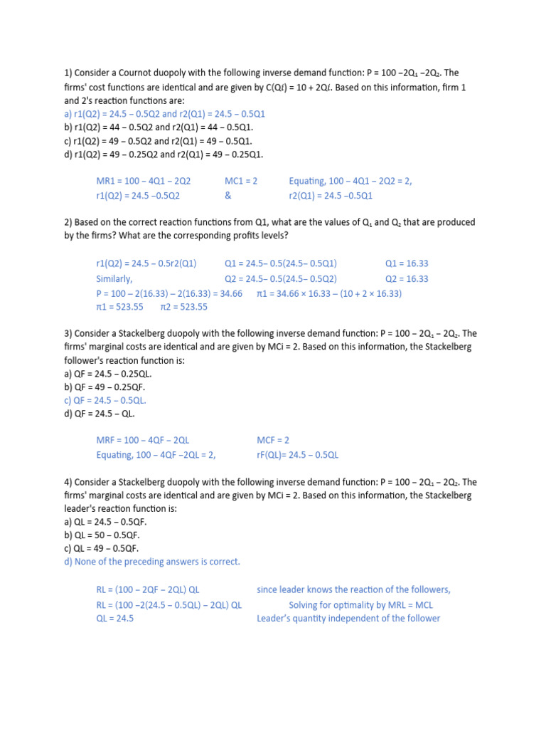 HW4 | PDF | Demand | Profit (Economics)