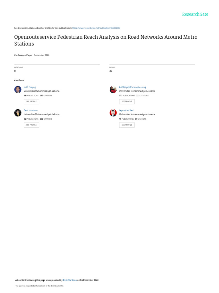 Openrouteservice Pedestrian Reach Analysis On Road Networks Around ...