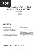 CH 11 - 12 - Standard Costing and Variance Analysis - Formula Sheet ...