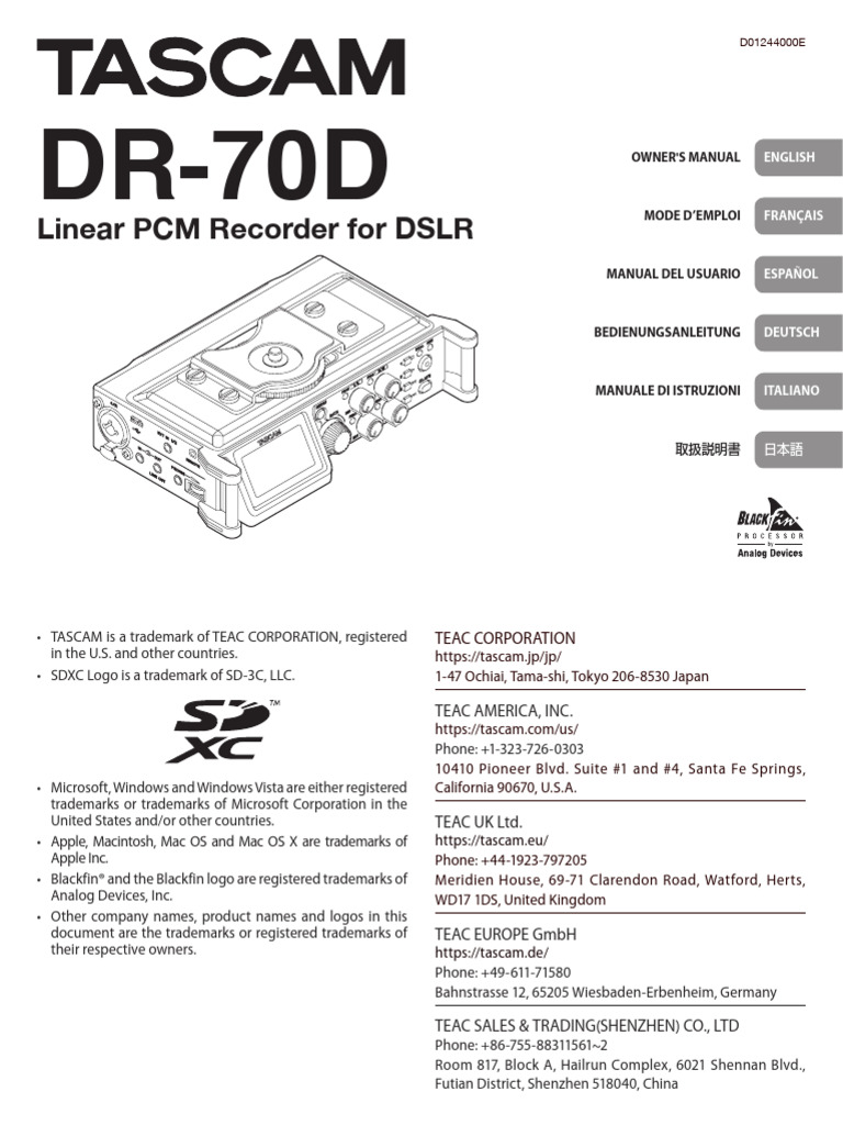 Manual dr-70d | PDF | Waste | Waste Management