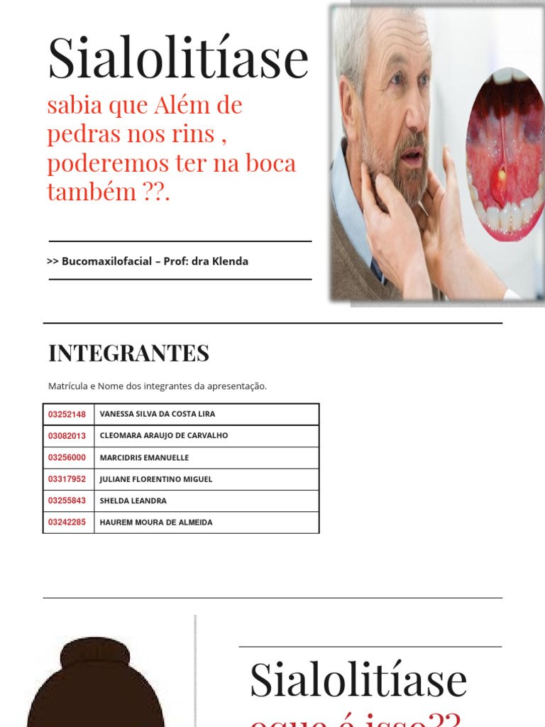 Slide Trabalho Da Klenda Slidesgo | Download grátis PDF | Saliva | Boca