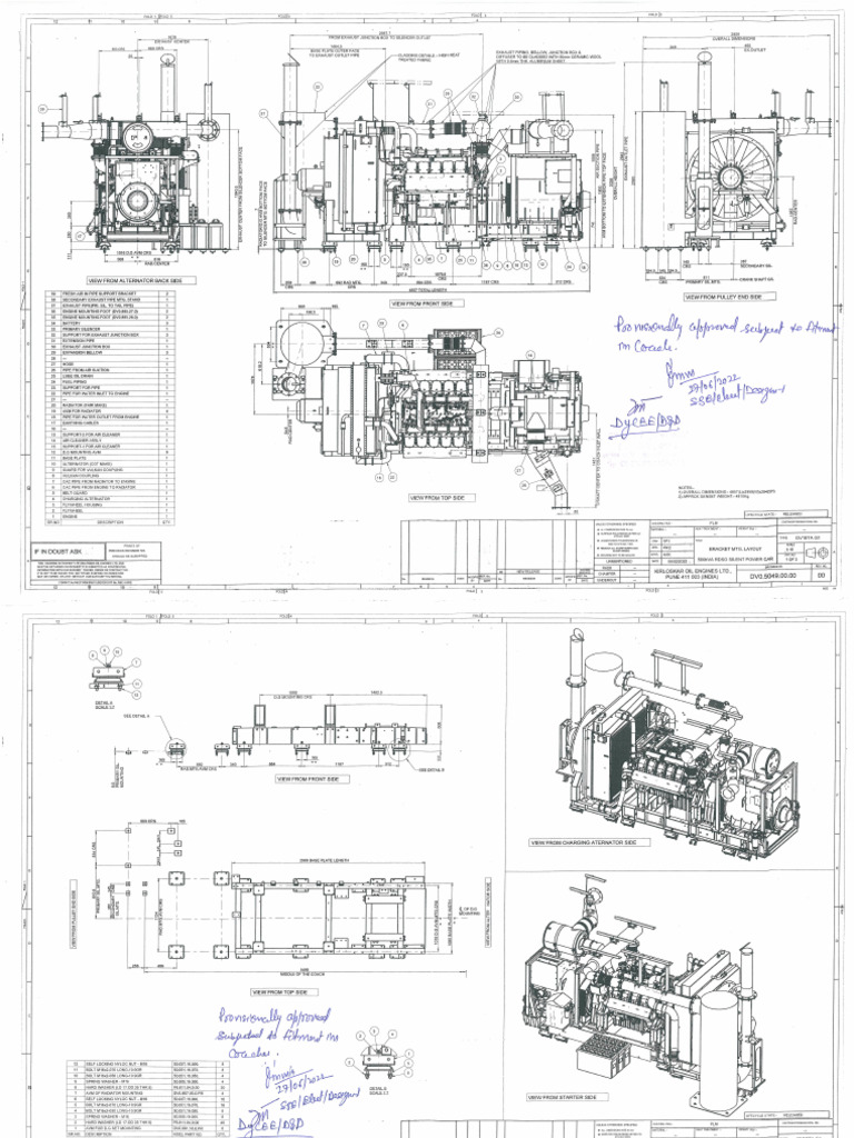 Approved Ga Drawing From MCF | PDF