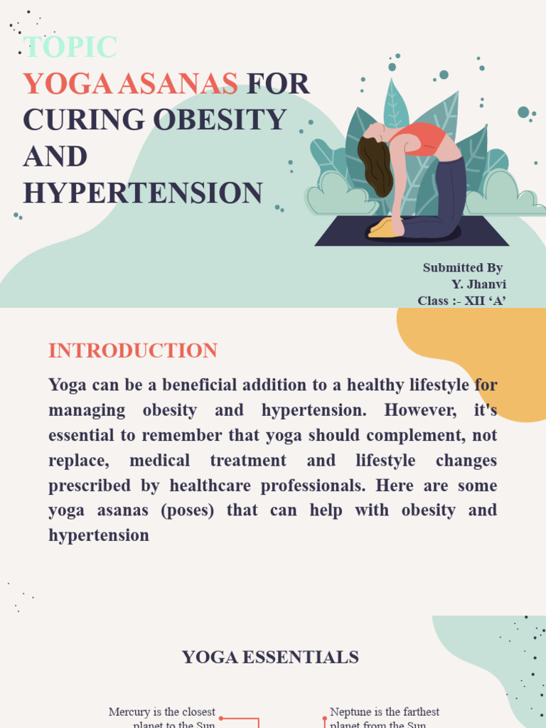 Yoga Asanas for Curing Obesity and Hypertension | PDF