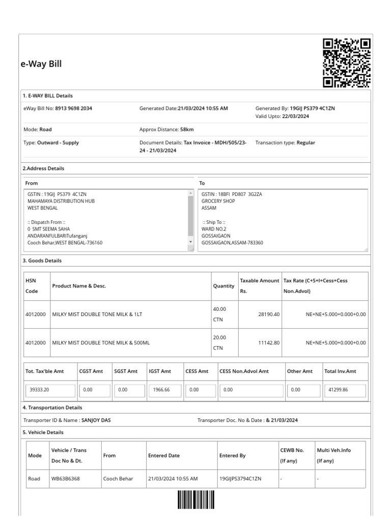 E-Way Bill System 2 | PDF | Economy Of India | Governance