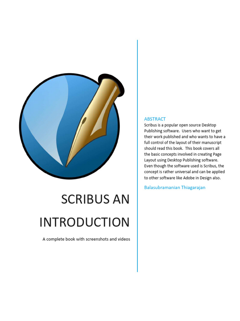 Scribus An Introduction | PDF | Page Layout | Computing