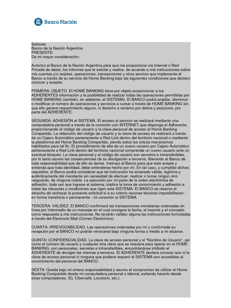 Documento | PDF | Bancos | Internet