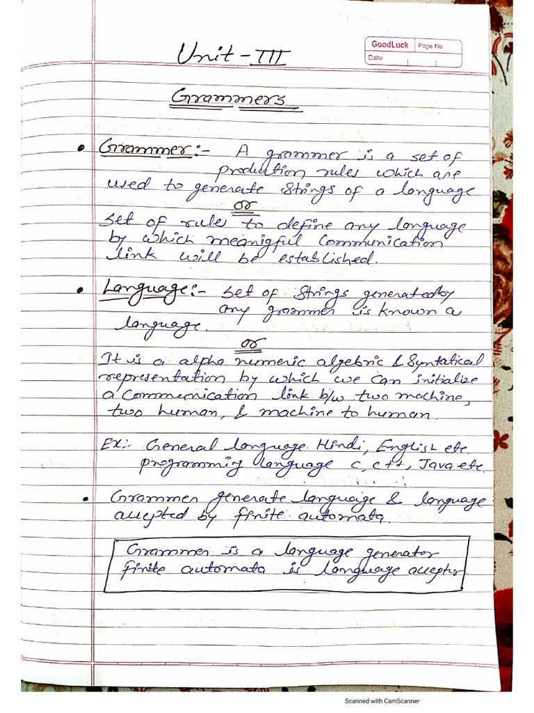 TOC RGPV Unit 3 Notes | PDF