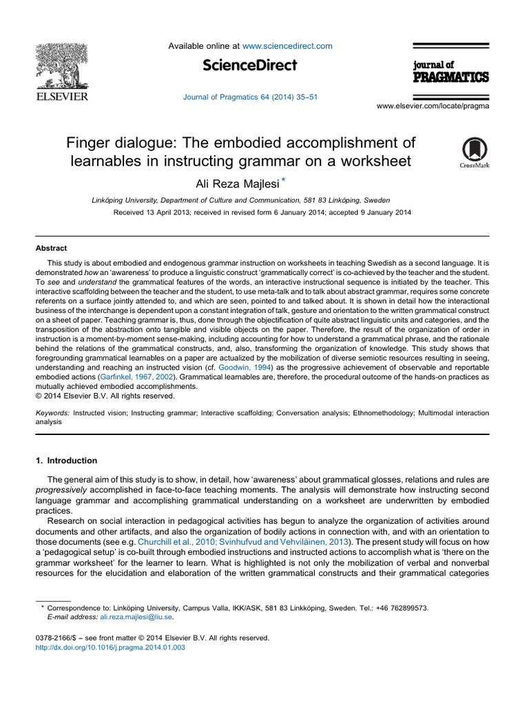 2014-Finger Dialogue - The Embodied Accomplishment of Learnables in ...