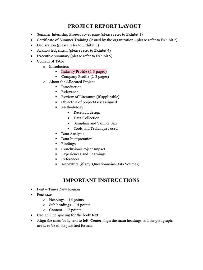 MBA Internship Report Guide | PDF | Mergers And Acquisitions | Business