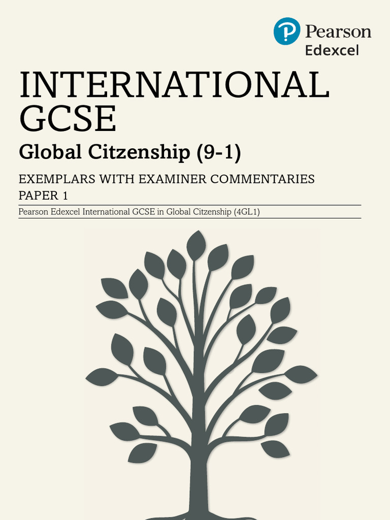 Edexcel IGCSE Global Citizenship Exemplars | PDF | Knowledge | Persuasion
