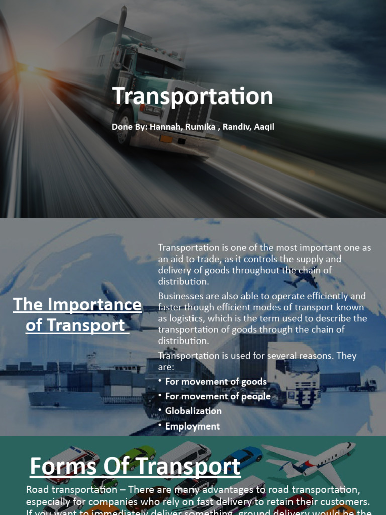 Transportation | PDF | Transport | Train