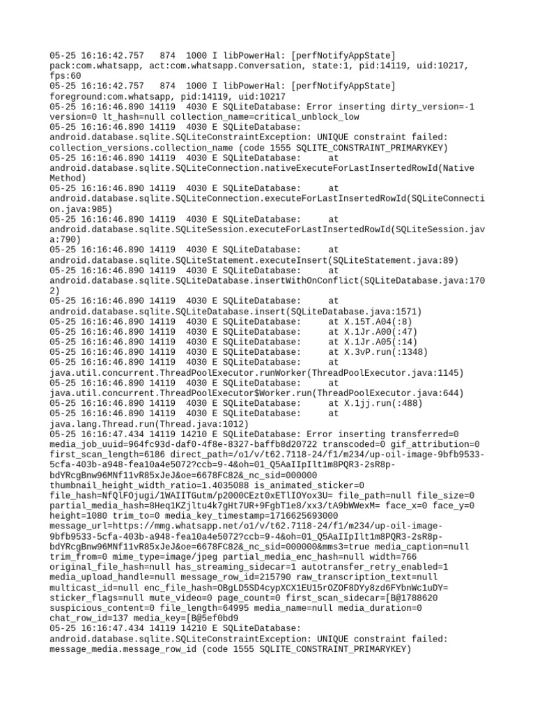 Log | PDF | Java (Programming Language) | Operating System Technology