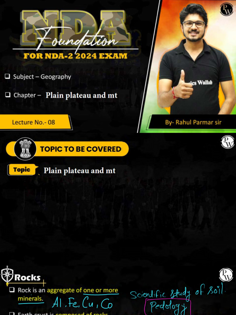 Geography 08 - Class Notes - (NDA Foundation) | PDF