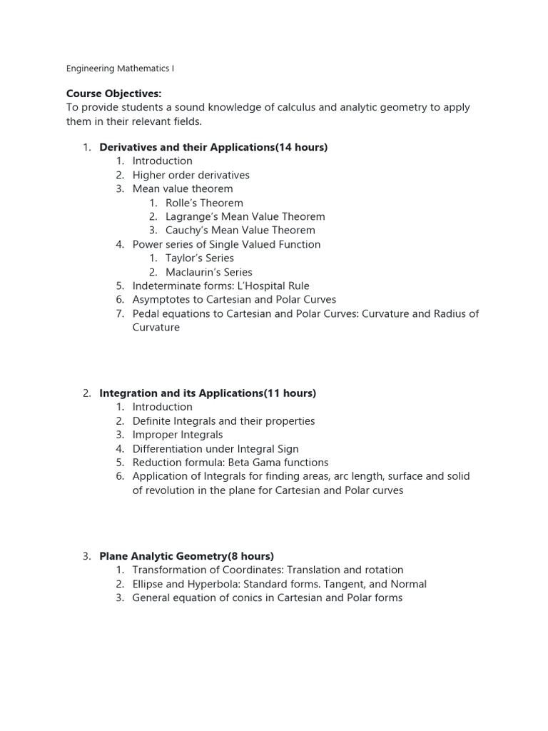 Math 1 | PDF | Equations | Analytic Geometry