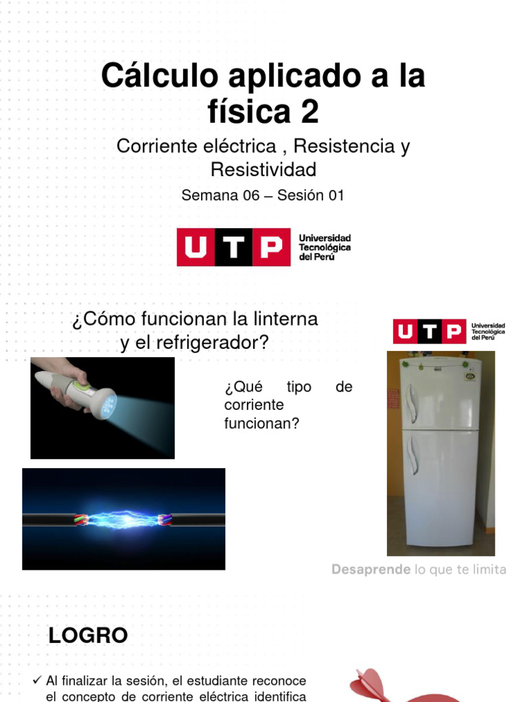 S06 S1-Material | PDF | Corriente eléctrica | Resistividad Eléctrica y Conductividad