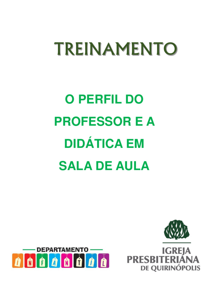 Didática e Perfil do Professor em Aula | PDF | Bíblia | Lição