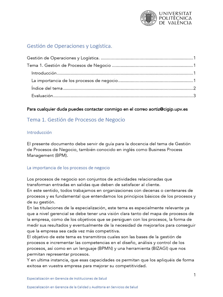 GOL UDES Procesos v3 | PDF | Gestión de Procesos de Negocio | Procesos de negocio