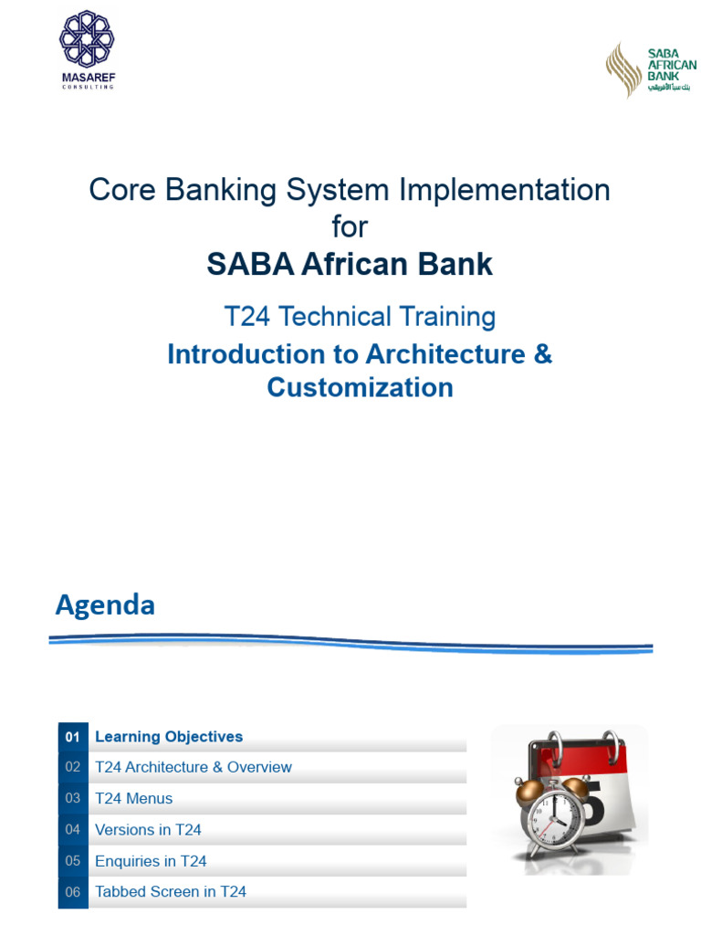 SABA-T24 Training - T24 Development | PDF | Menu (Computing) | Window (Computing)