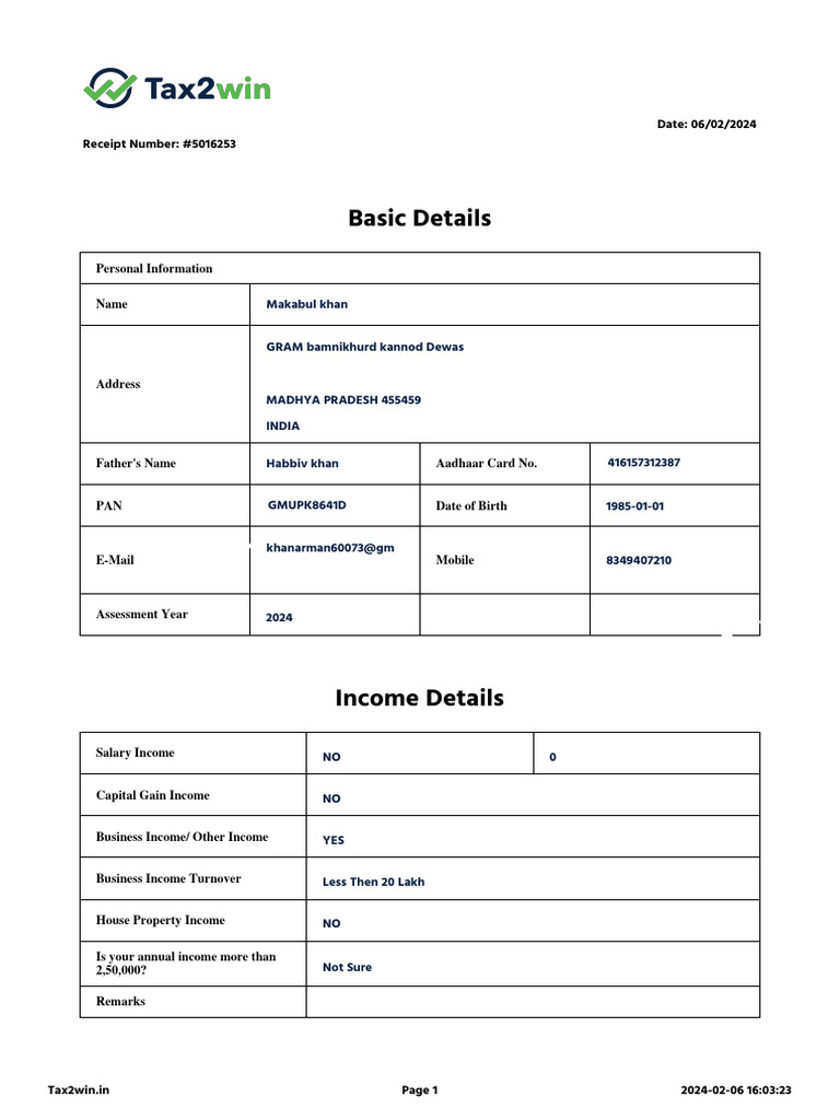 Itr 2024 | PDF | Economies | Money