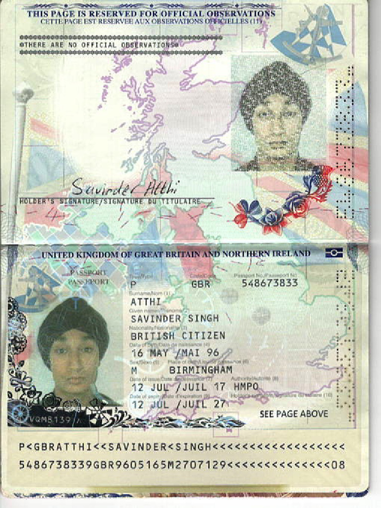Sav's Passport | PDF