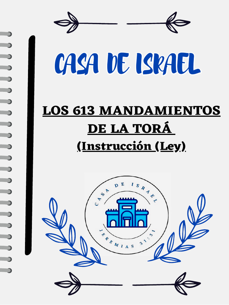 613 Mandamientos de la Torá: Guía Completa | PDF | Mitzvá | Tora