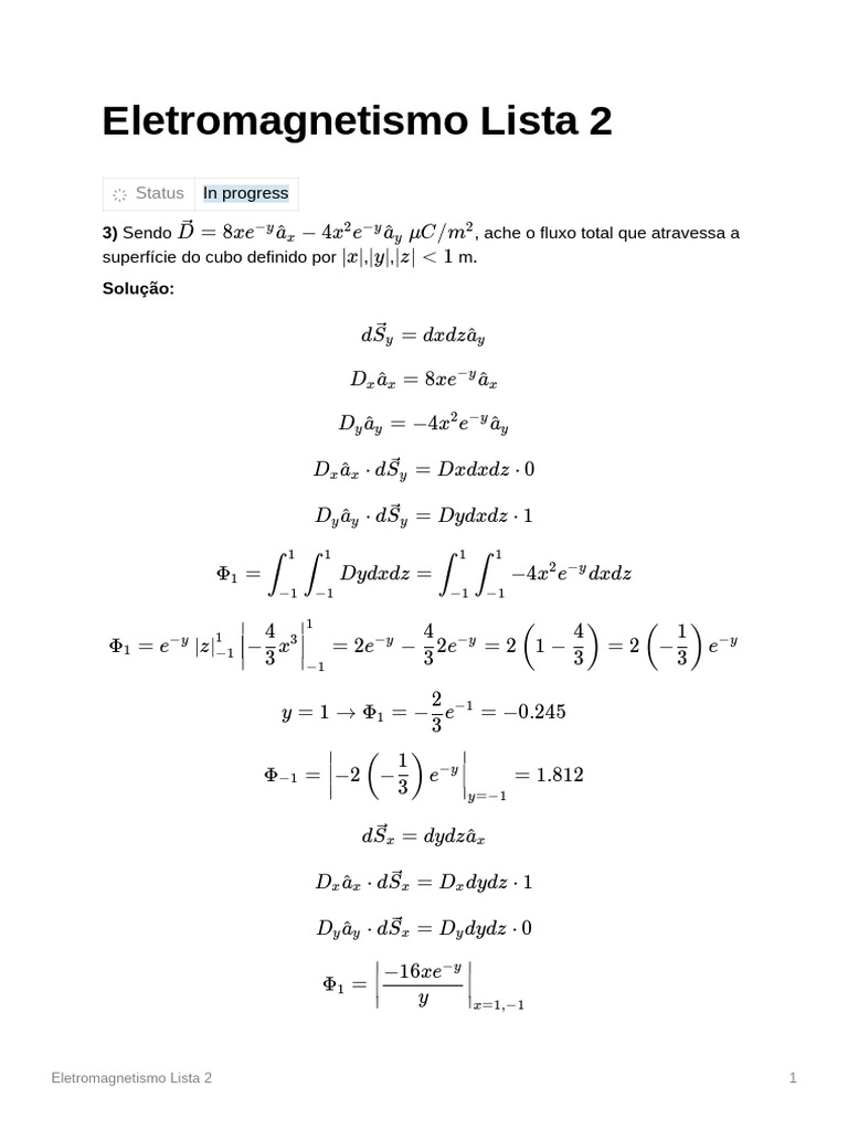 Eletromag Lista 02 | PDF