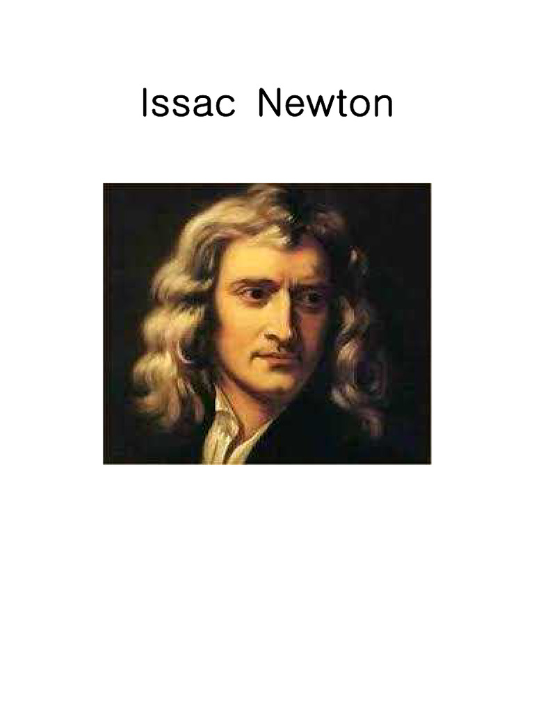 Issac Newton | PDF | Philosophy