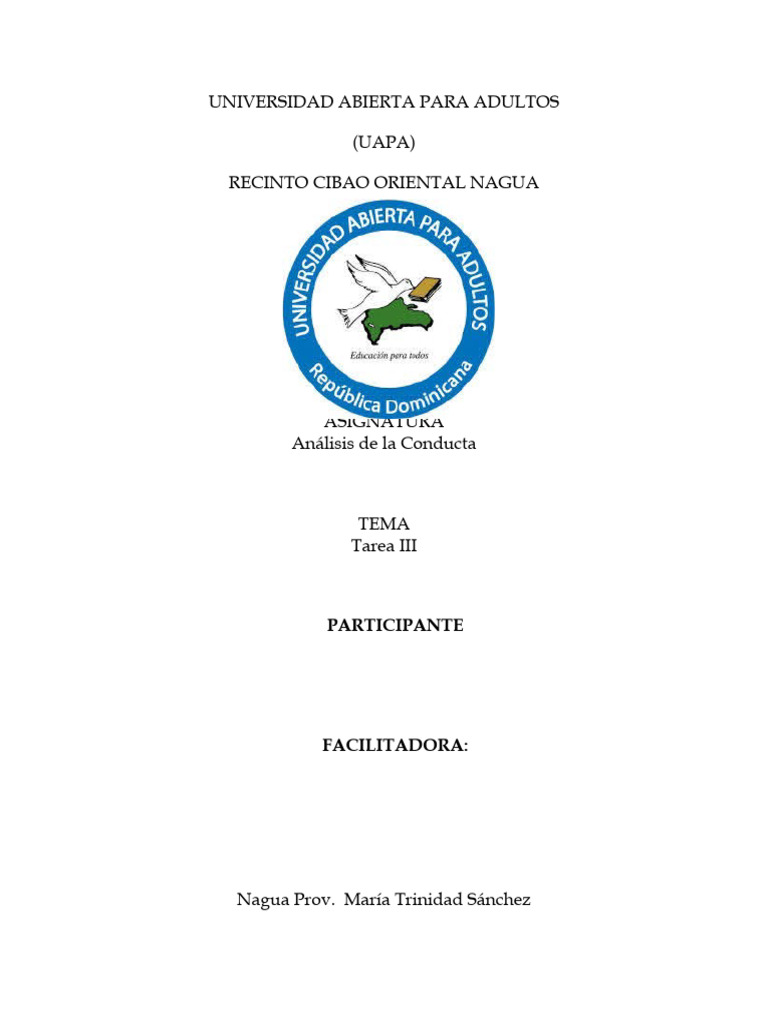Tarea III | PDF Tarea III | PDF