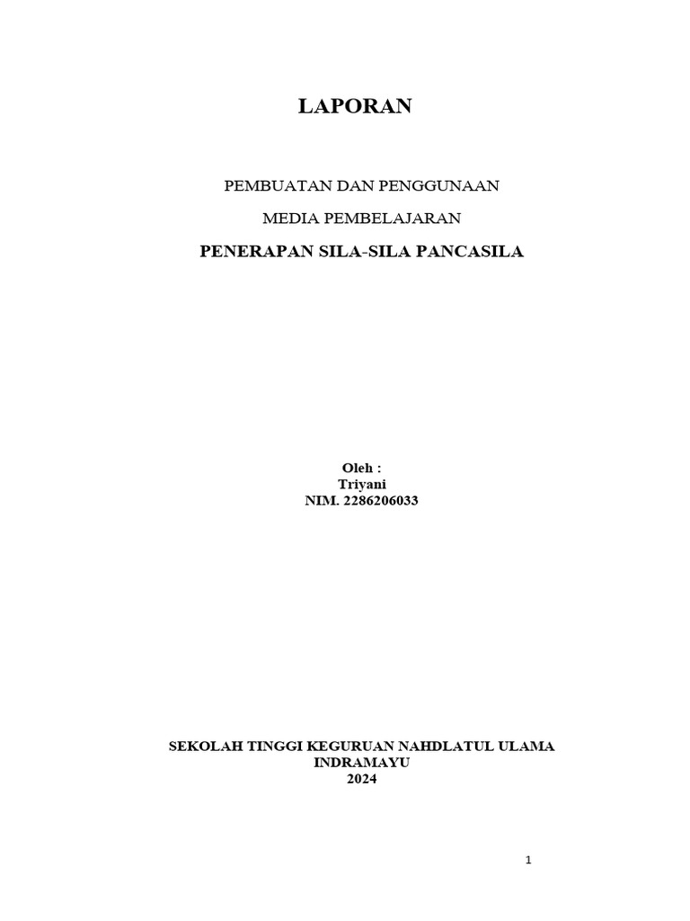 Laporan Triyani | PDF