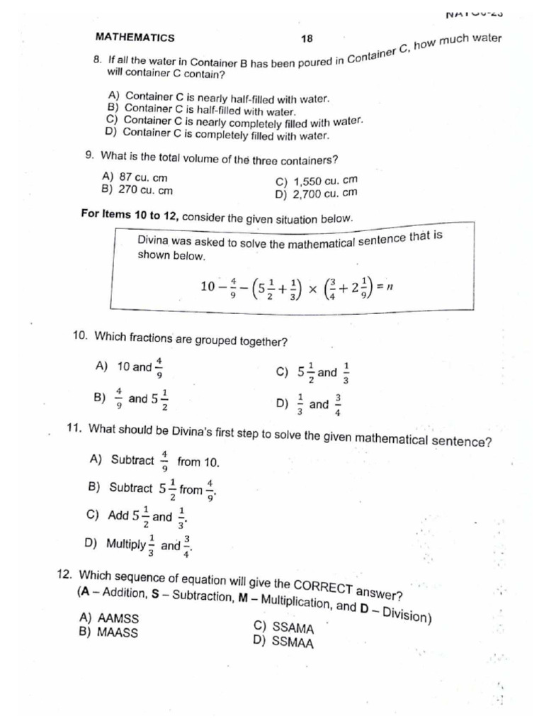 Math 6 | PDF