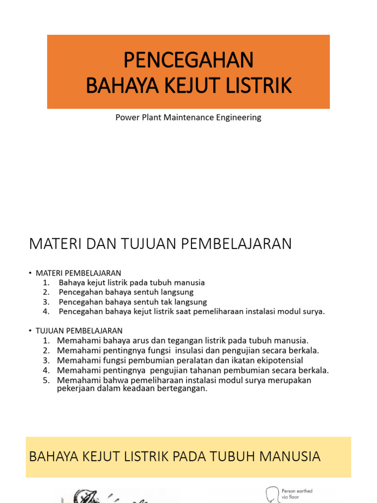 Pencegahan Bahaya Kejut Listrik | PDF