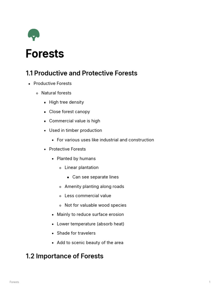 Forests | PDF | Forests | Soil