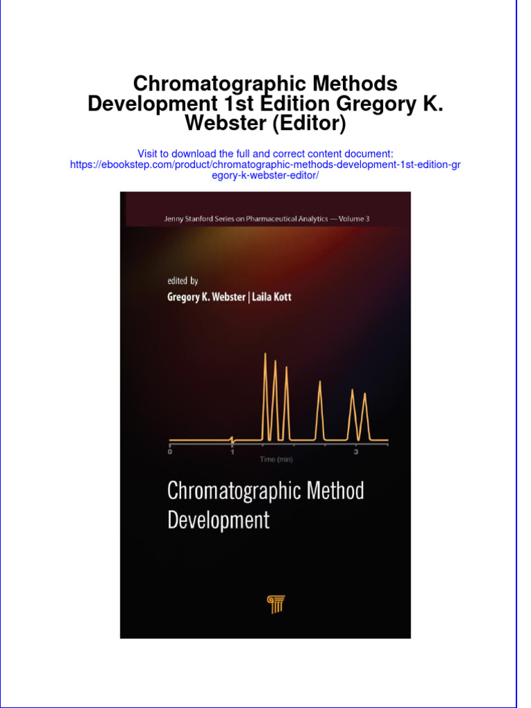 PDF of Chromatographic Methods Development 1St Edition Gregory K ...