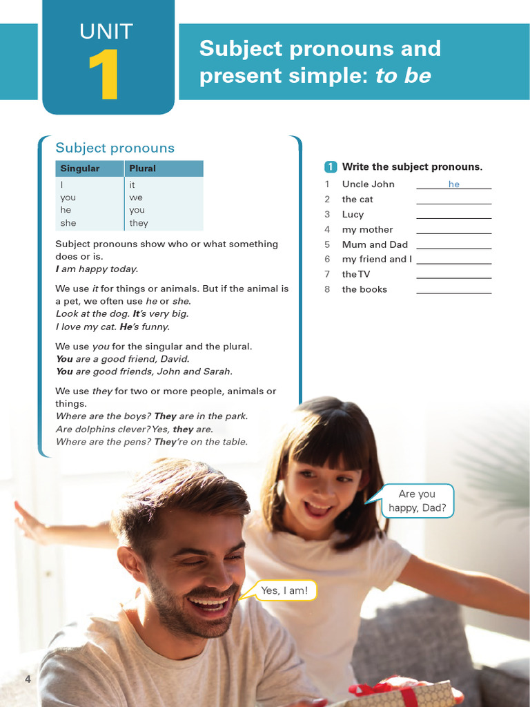 Unit1 - Level A1 | PDF | Plural | English Language