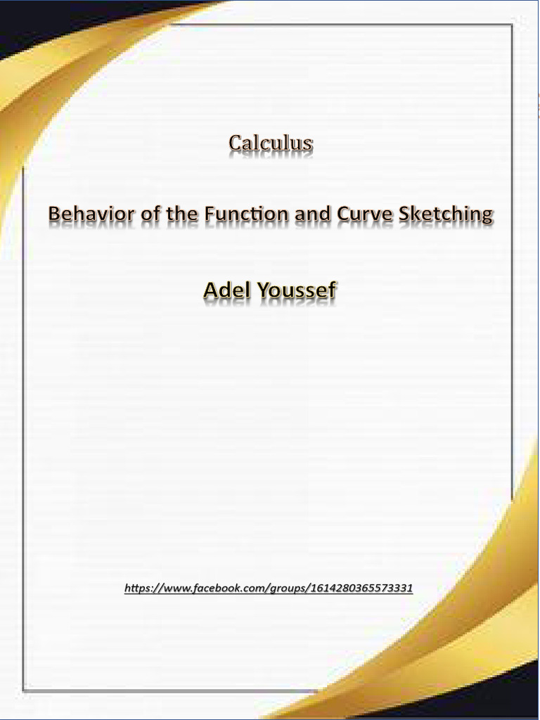 Curve Sketching - Solved Problems | Download Free PDF | Functions And Mappings | Analysis