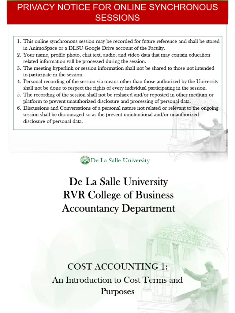 Cost Accounting 1_An Introduction to Cost Terms and Purposes | PDF | Cost Of Goods Sold | Inventory