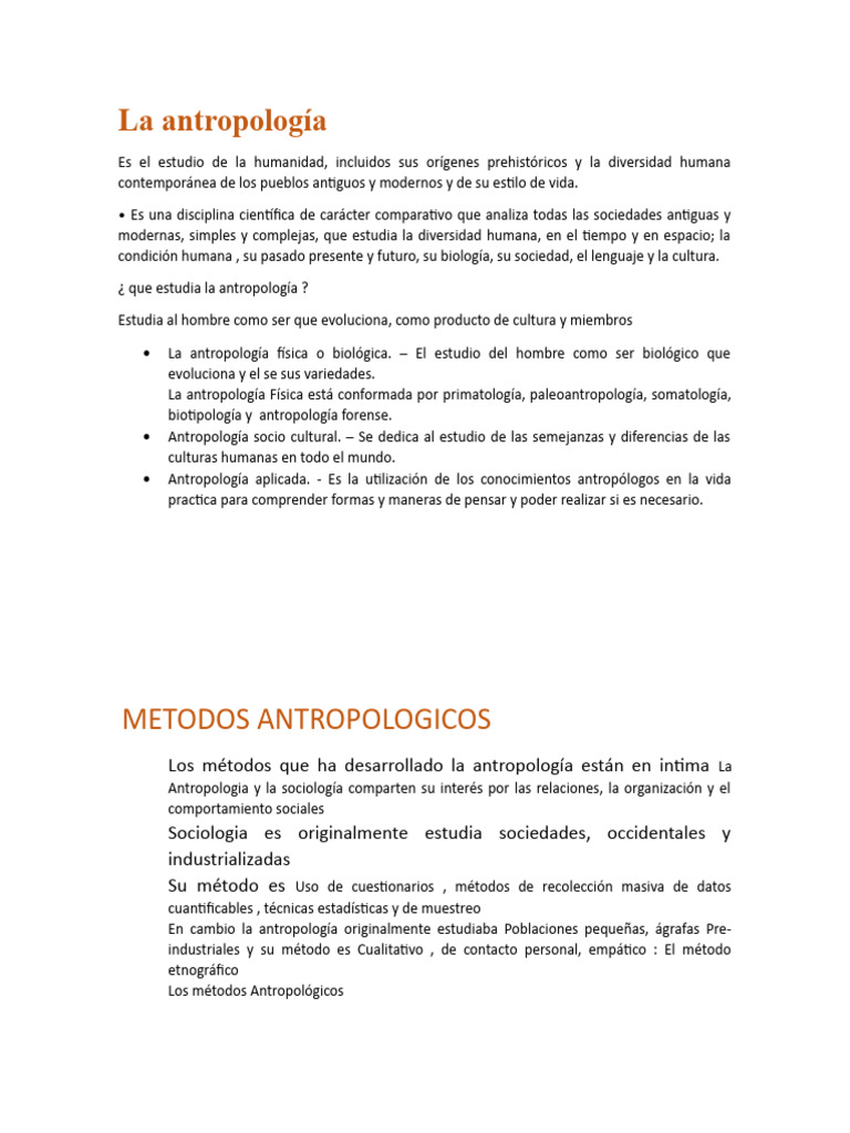 antro resumen de clases | PDF | Antropología | Sociedad
