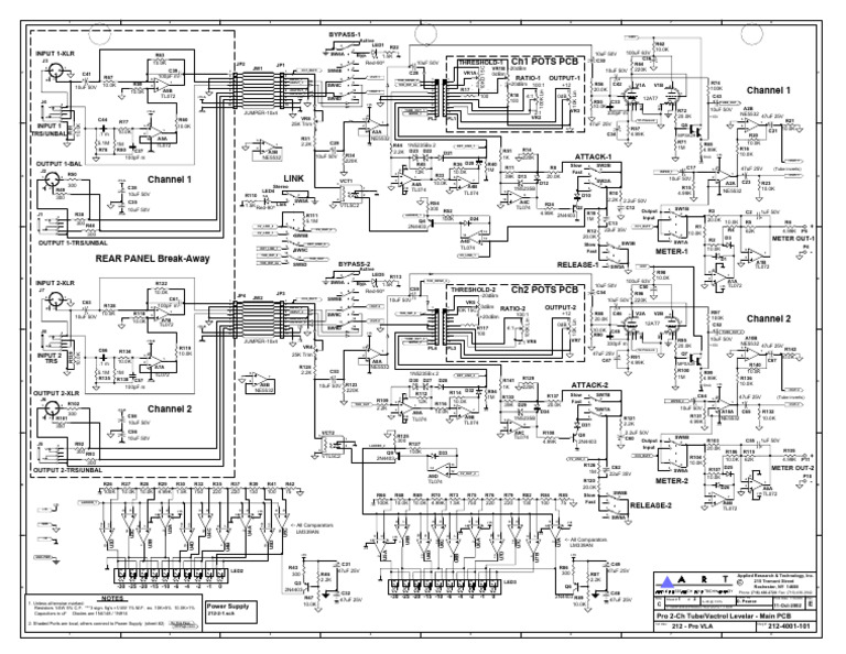 Pro VLA Levelar Main PCB Schematic | PDF