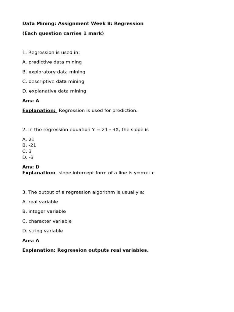 ASSIGN8 | PDF | Eigenvalues And Eigenvectors | Regression Analysis