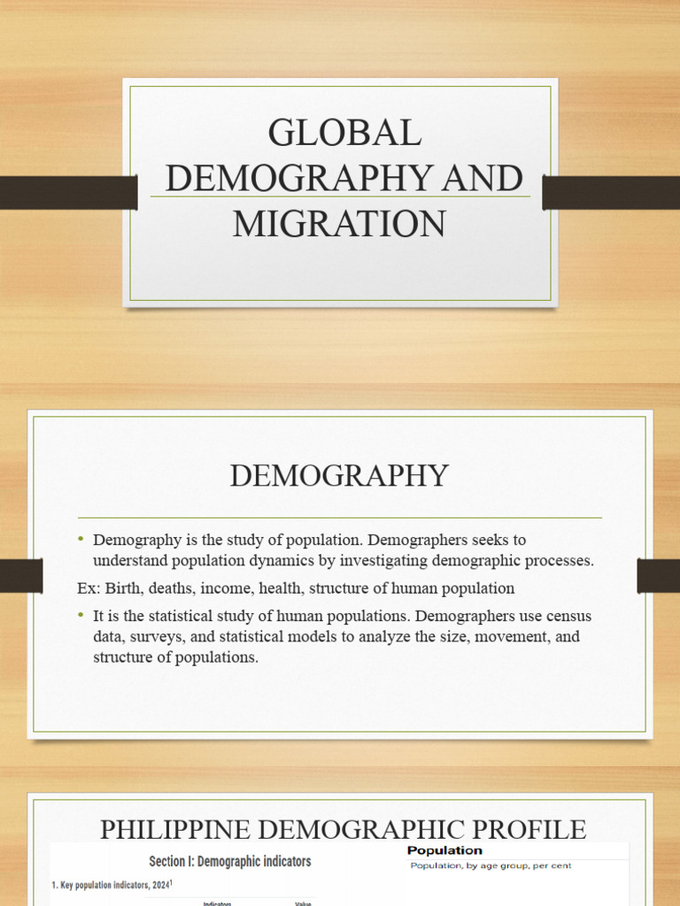 Global Demography and Migration Insights | PDF | Immigration | Human ...