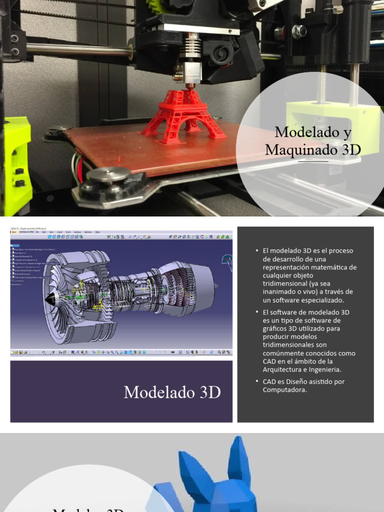 Modelado y Maquinado 3D semana 1 | PDF | modelado 3D | Informática